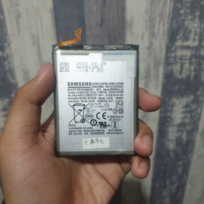 Jual Baterai Batre Samsung A72 M22 A326 A32 5G Original Cabutan SEIN ...