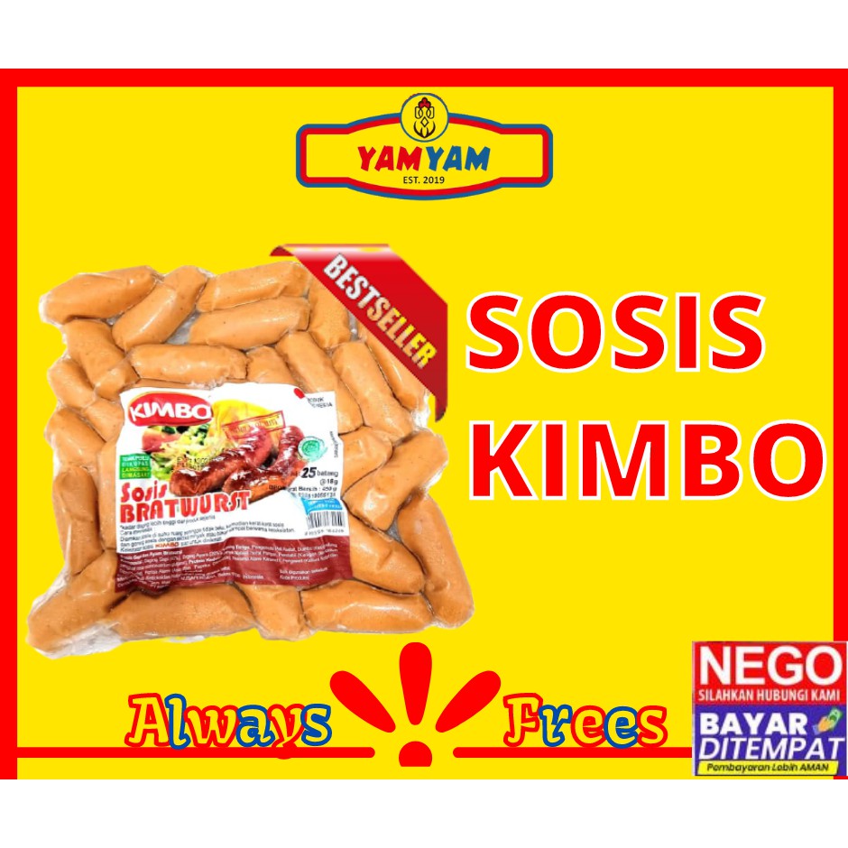 Jual SOSIS KIMBO Daging Sapi isi 10 Frozen Makanan Beku Depok Jakarta ...