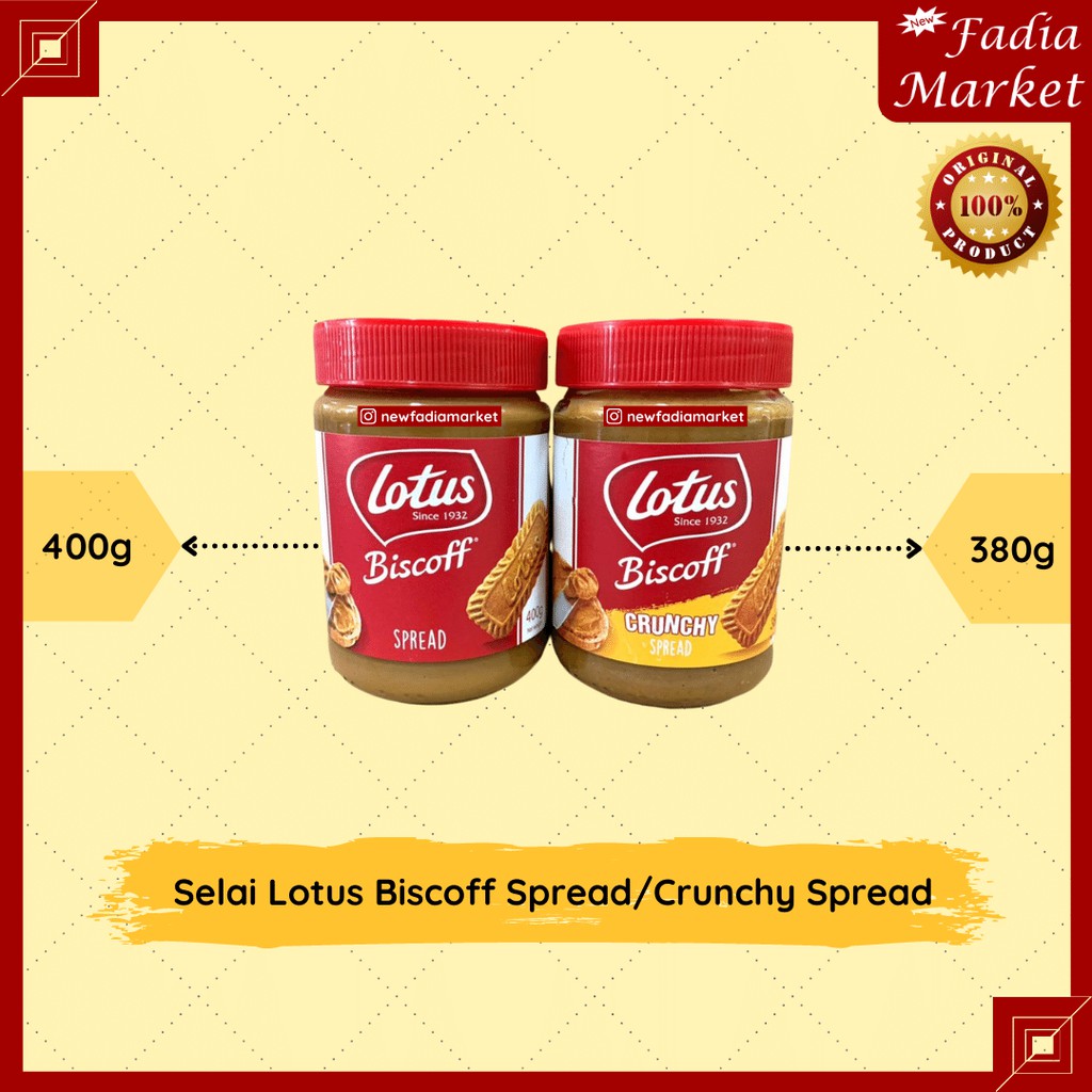 Jual Selai Lotus Biscoff Spread/Spread Crunchy 400g | Shopee Indonesia