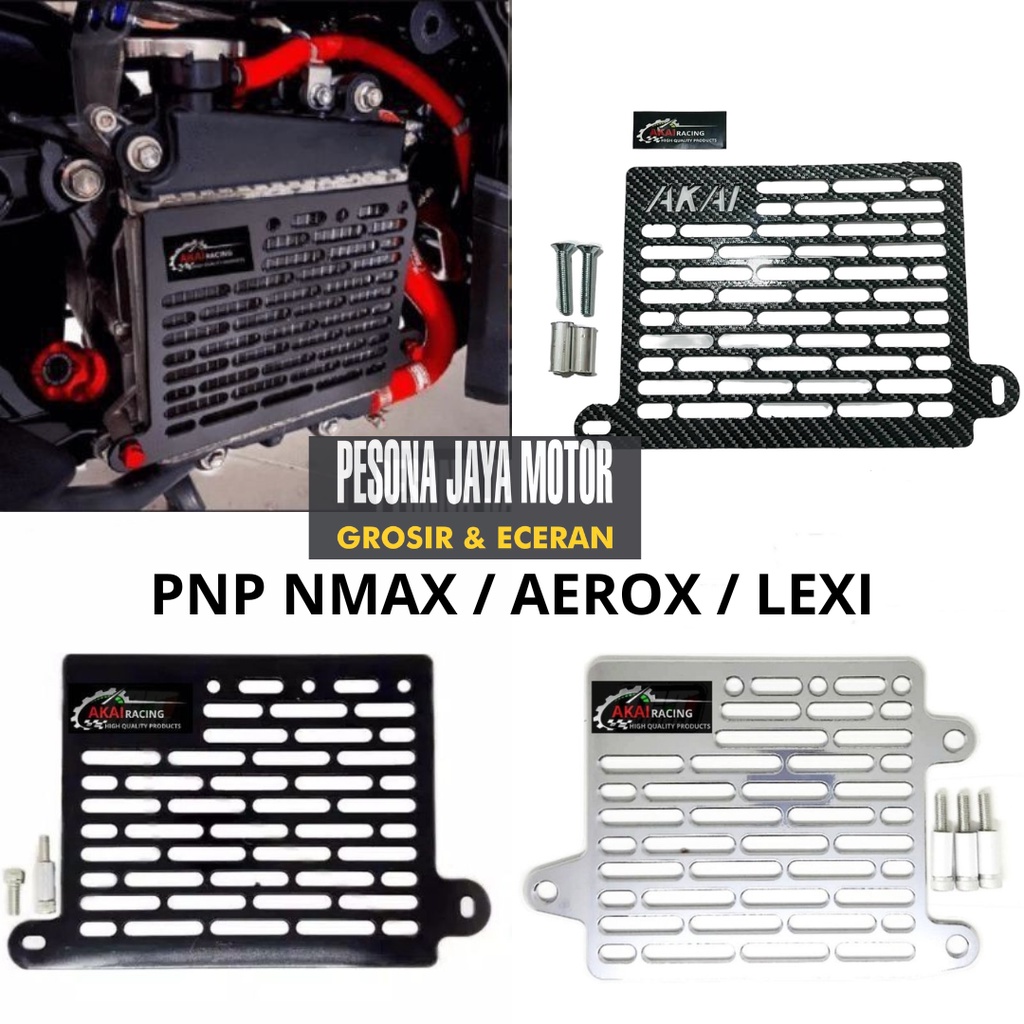 Jual Tutup Radiator Besi Cover Radiator Akai Racing Nmax,Nmax New,Aerox,Lexi | Shopee Indonesia