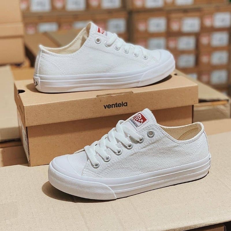 Jual Ventela Basic Low White Original - Sepatu Ventella basic | Shopee ...