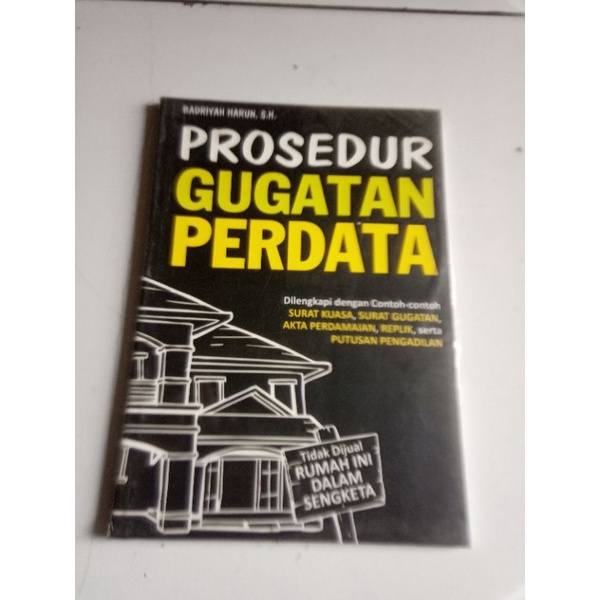 Jual PROSEDUR GUGATAN PERDATA (original) BADRIYAH HARUN, SH. | Shopee Indonesia