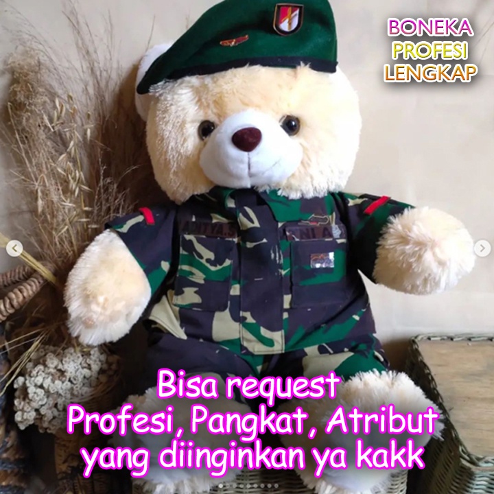 Jual Boneka Profesi TNI AD (Malvines, Raider, Kostrad, Darah Mengalir ...