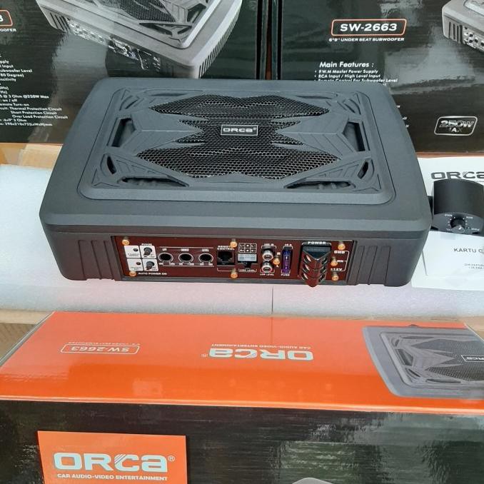 Jual Subwoofer Aktiv Slim Orca Sw-2663 Sub Kolong Aktiv Orca | Shopee ...