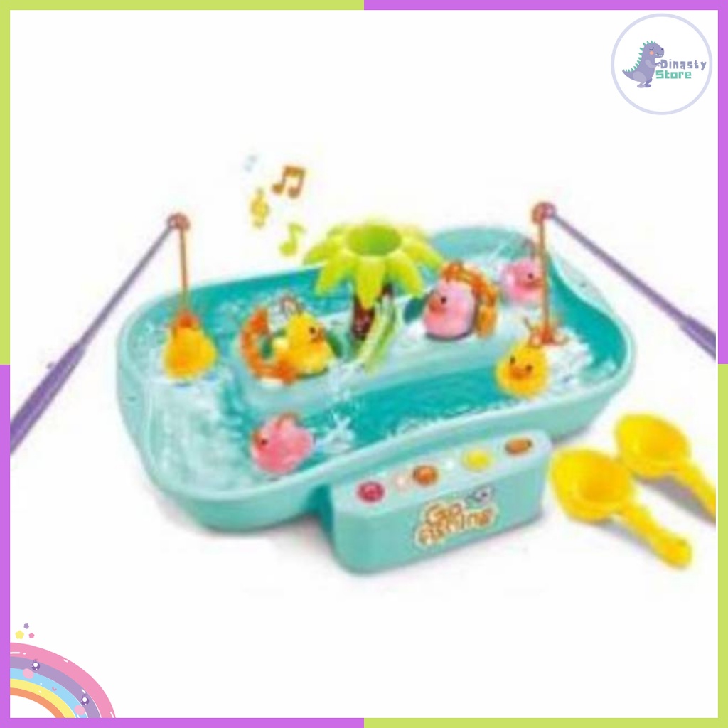 Jual Mainan Pancingan Bebek Ikan Anak Lucu Elektrik Bisa Bergerak Besar ...