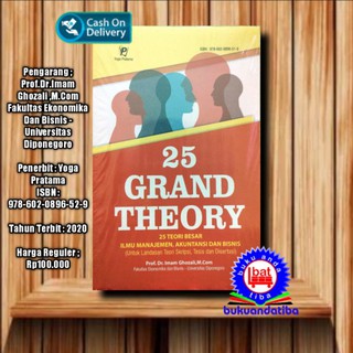 Jual BUKU 25 GRAND THEORY - 25 Teori Besar Ilmu Manajemen Akuntansi Dan ...