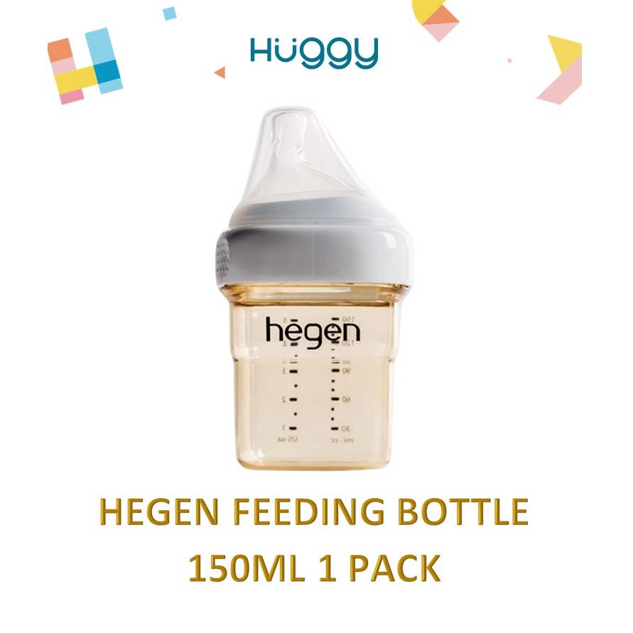 Jual HEGEN Botol Susu PCTO 150ml/5oz Feeding Bottle PPSU (SINGLE 150ML) | Shopee Indonesia