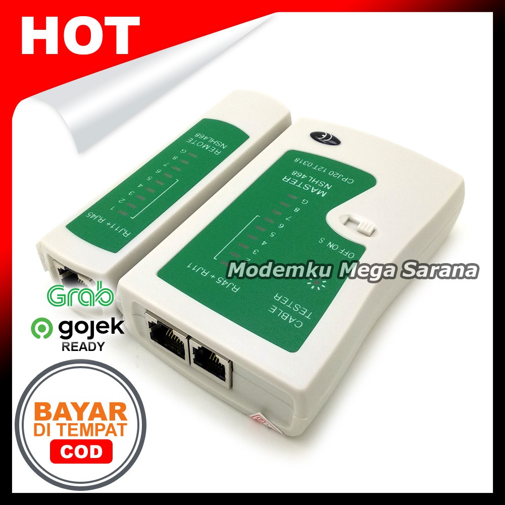 Jual LAN Tester Alat Cek Kabel LAN Pendeteksi Aliran dan Jaringan ...