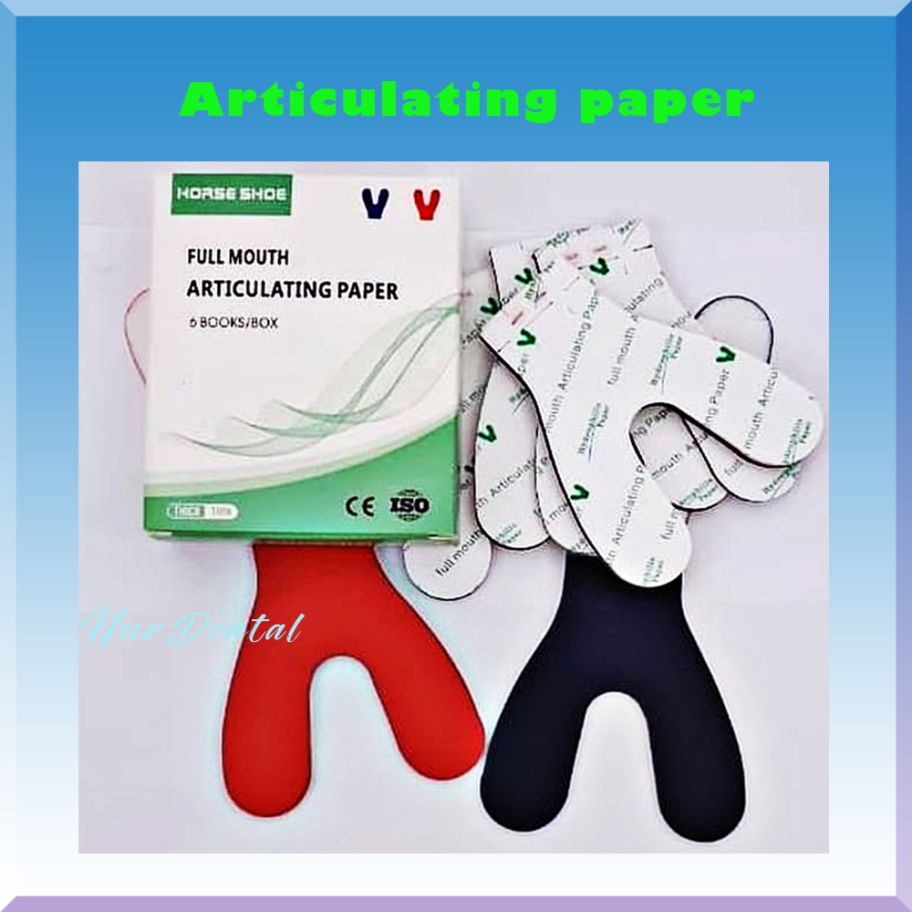 Jual Dental articulating paper full mouth | Shopee Indonesia
