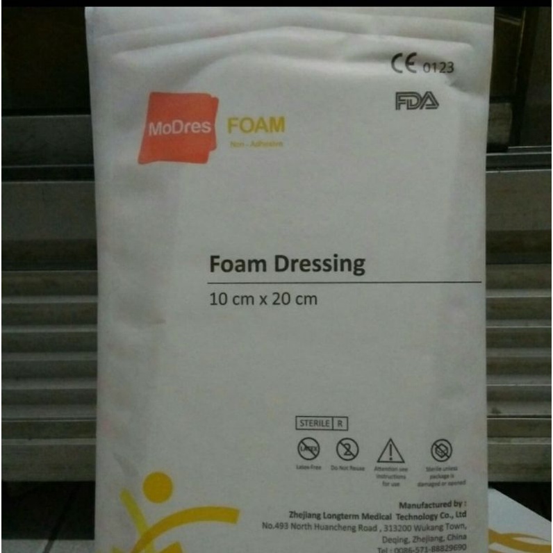 Jual modres foam non adhesive ukuran 10 cm x 20 cm dressing | Shopee ...