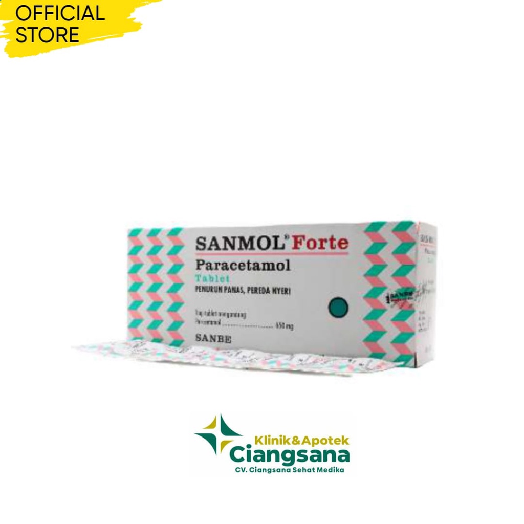Jual SANMOL FORTE 1 STRIP @ 4 TABLET | Shopee Indonesia