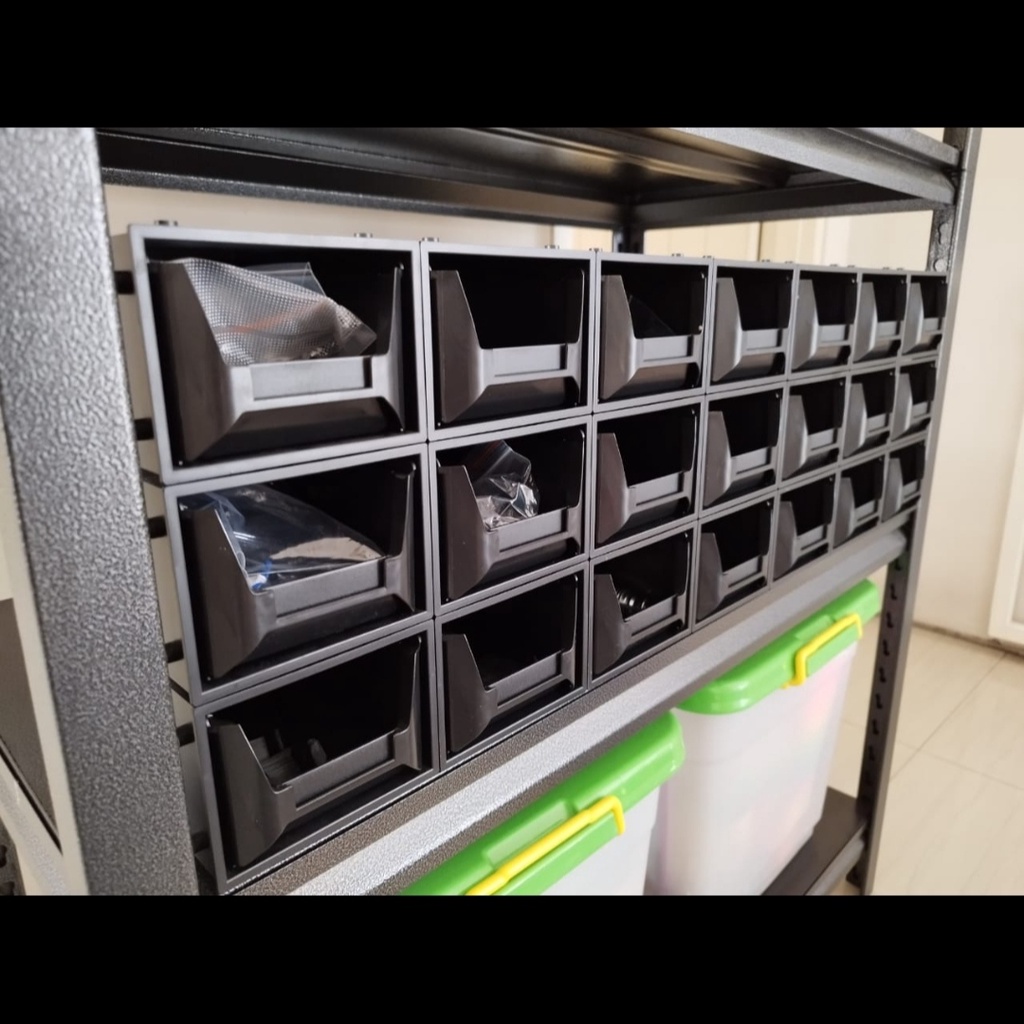 Jual Rak Laci Modular 1 dus isi 3pcs (Rako Modular) Rak Susun Plastik ...