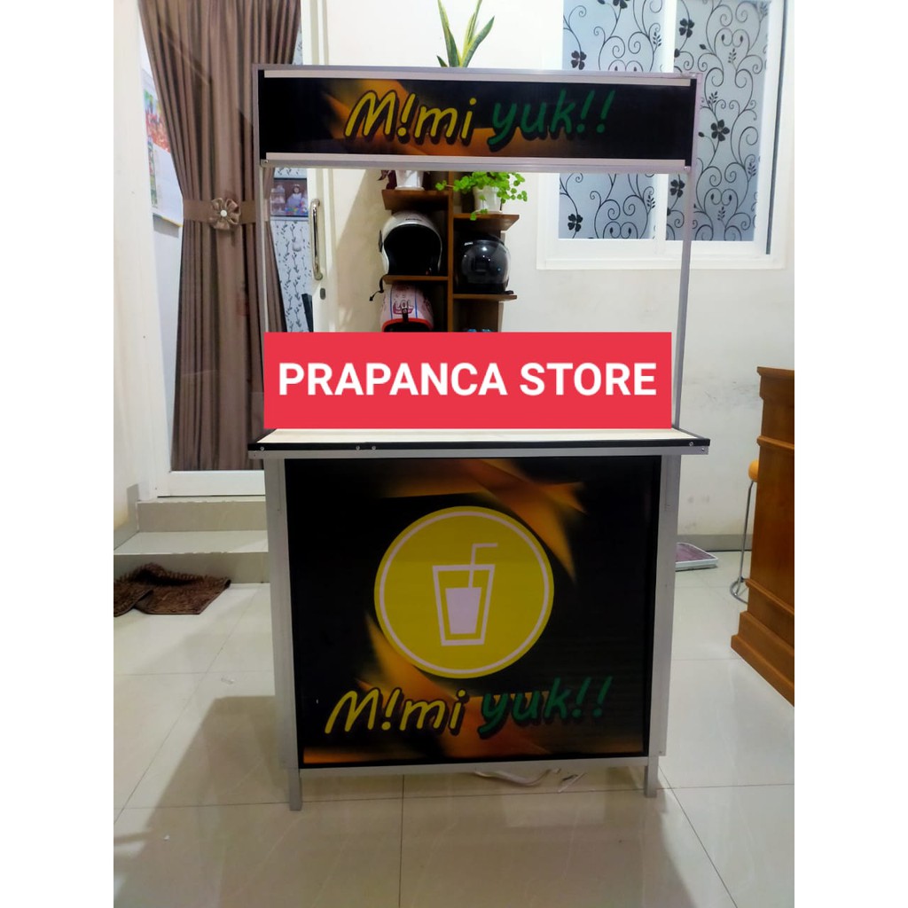 Jual GEROBAK LIPAT/BOOTH PORTABLE | Shopee Indonesia