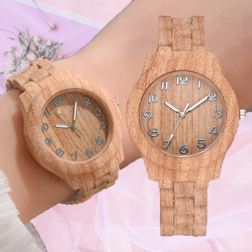 Jual COD JHUI ID - Jam Tangan Kayu Simple Men And Women Couple ...