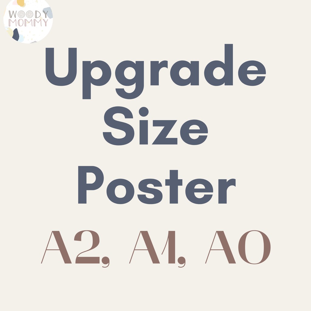 Jual Upgrade Ukuran Poster ke A2 A1 A0 | Shopee Indonesia
