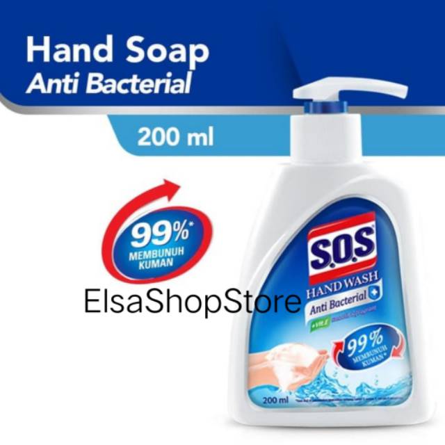 Jual Hand soap sos anti bacterial 200 ml | Shopee Indonesia