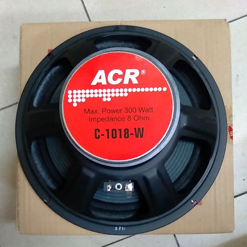 Jual SPEAKER ACR 10 inch C-1018-W ACR WOOFER 300 Watt | Shopee Indonesia
