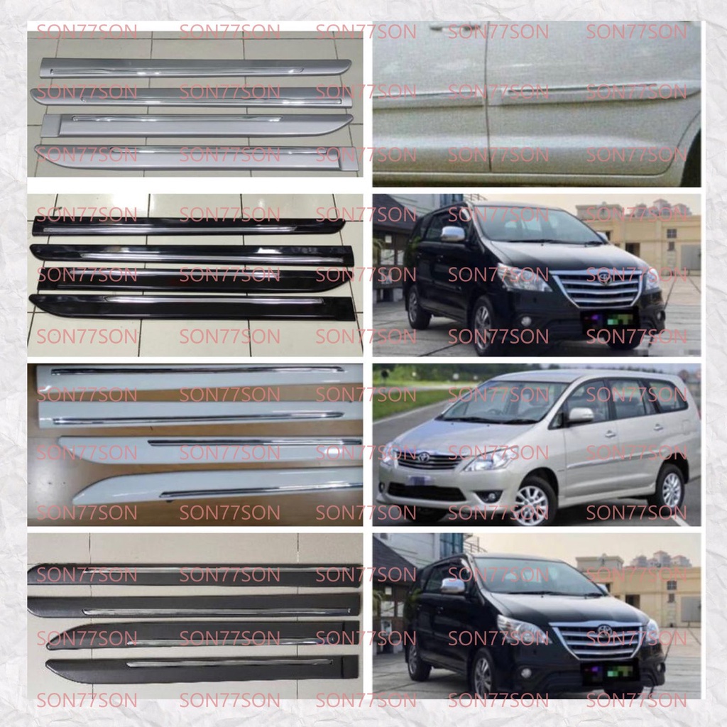 Jual List Body Grand New Innova 2008 2010 2012 2015 Side Body Molding ...