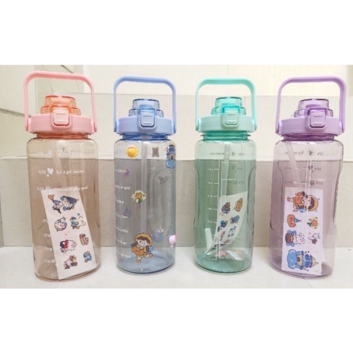Jual {RM} BOTOL MINUMAN SPORT 2L JUMBO TRITAN QUIFIT HANDLE BENING BZ ...