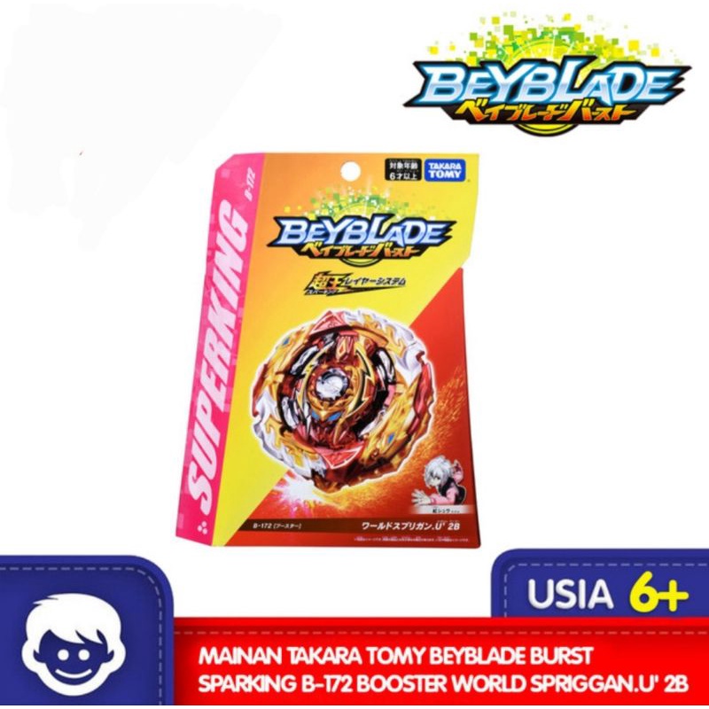 Jual Takara Tomy Beyblade Superking B 172 Booster World Spriggan U' 2B ...