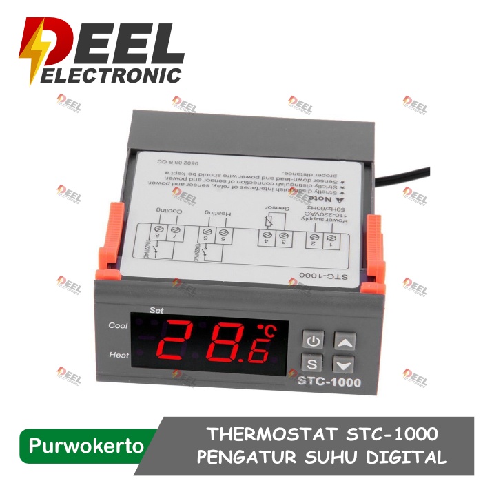 Jual THERMOSTAT DIGITAL STC-1000 PENGATUR SUHU DIGITAL STC1000 220V | Shopee Indonesia