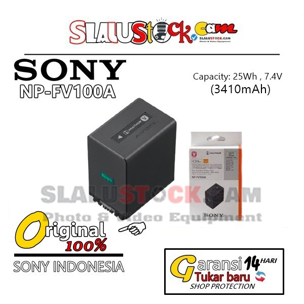 Jual Sony FV100A - Battery Sony Handycam FV-100a / MC88 / AX100 | Shopee Indonesia