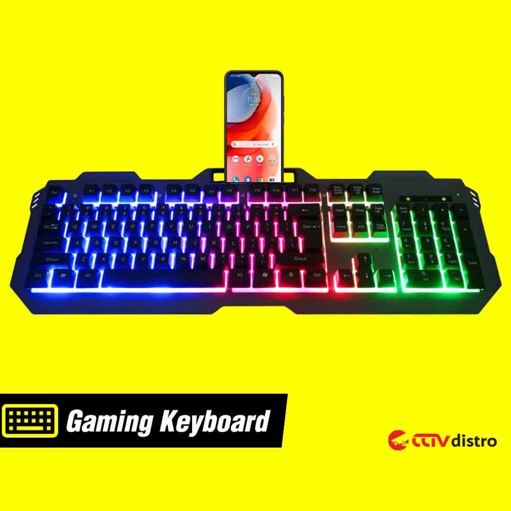 Jual Keyboard Gaming Kabel USB Game Komputer Backlight LED Light (not ...