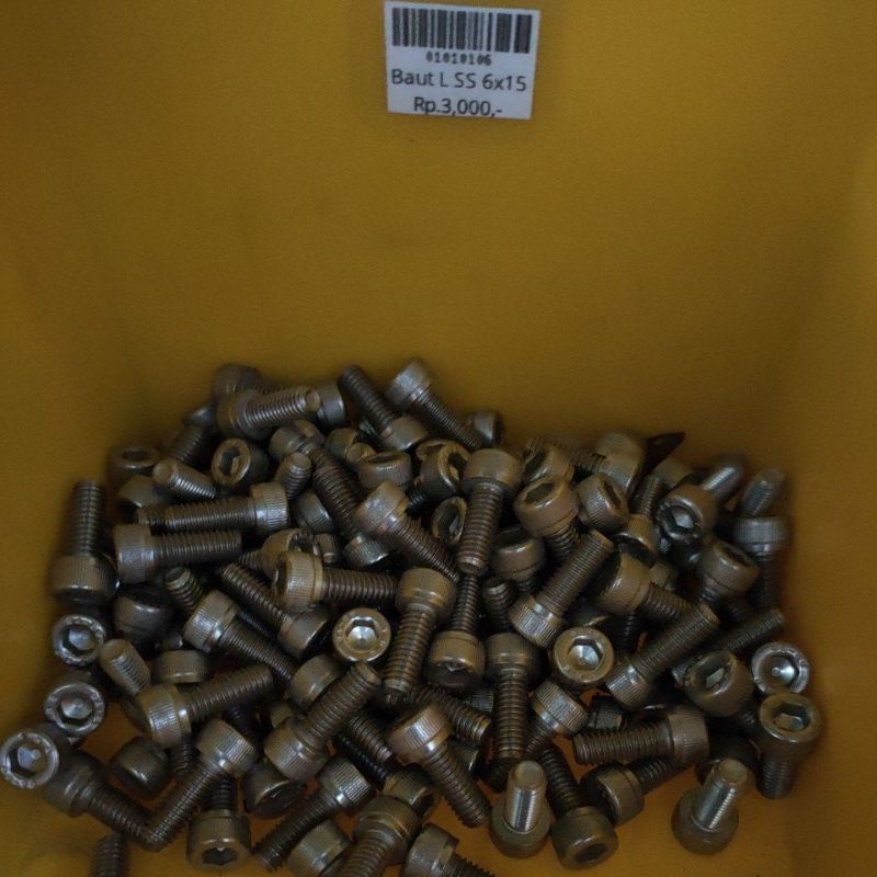 Jual baut L stainless m6x15 mm THE A2-70 / baut L m6x55 stainless ... Jual baut L stainless m6x15 mm THE A2-70 / baut L m6x55 stainless ...