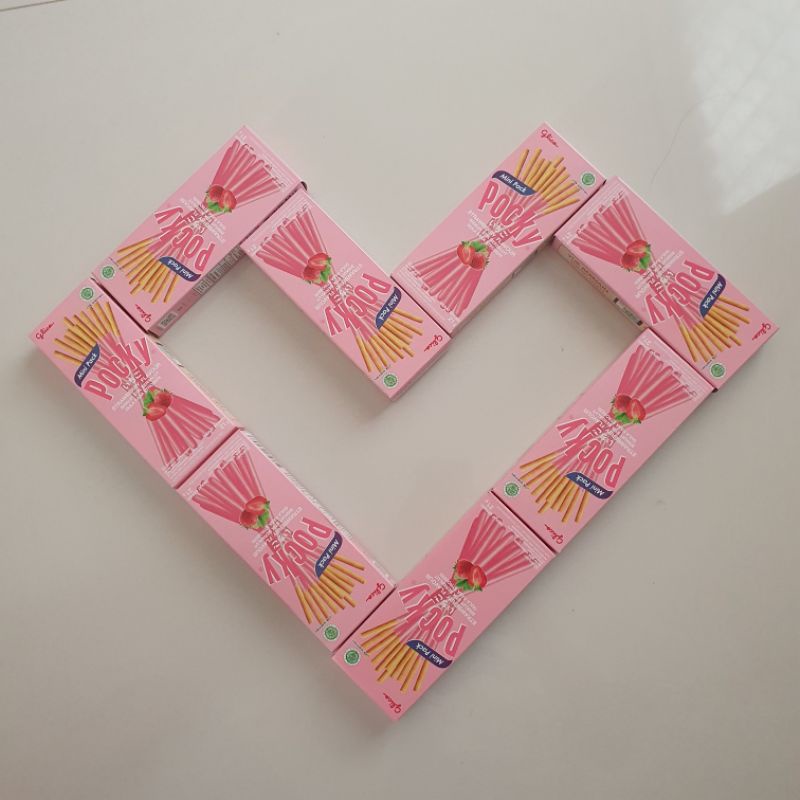 Jual Pocky Love Viral || Kado Bucket Pocky Bentuk Love | Shopee Indonesia