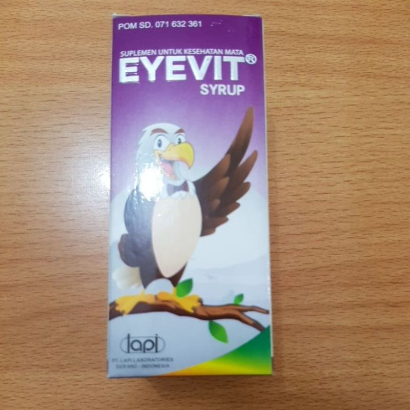 Jual Eyevit syrup Original - Suplemen utk kesehatan mata anak | Shopee ...