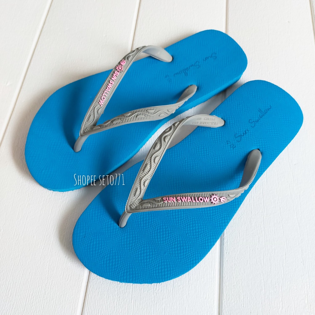 Jual Sandal Jepit Wanita No 40 =10.5 Sendal Japit Cewek Besar Perempuan ...