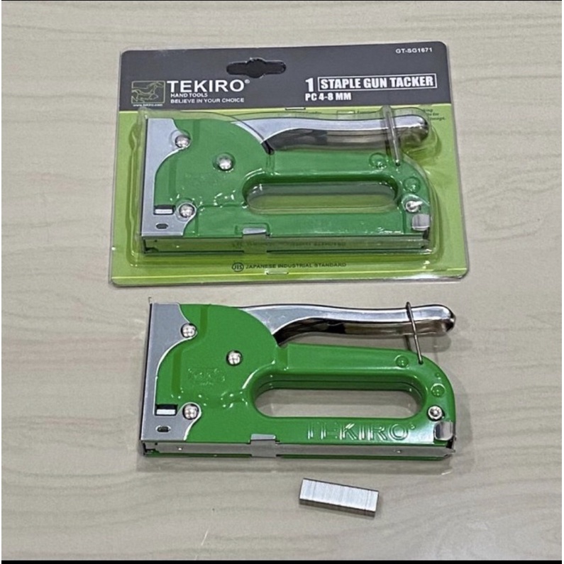 Jual Hekter tembak TEKIRO . Gun tacker tekiro R23 staples gun TACK GUN ...