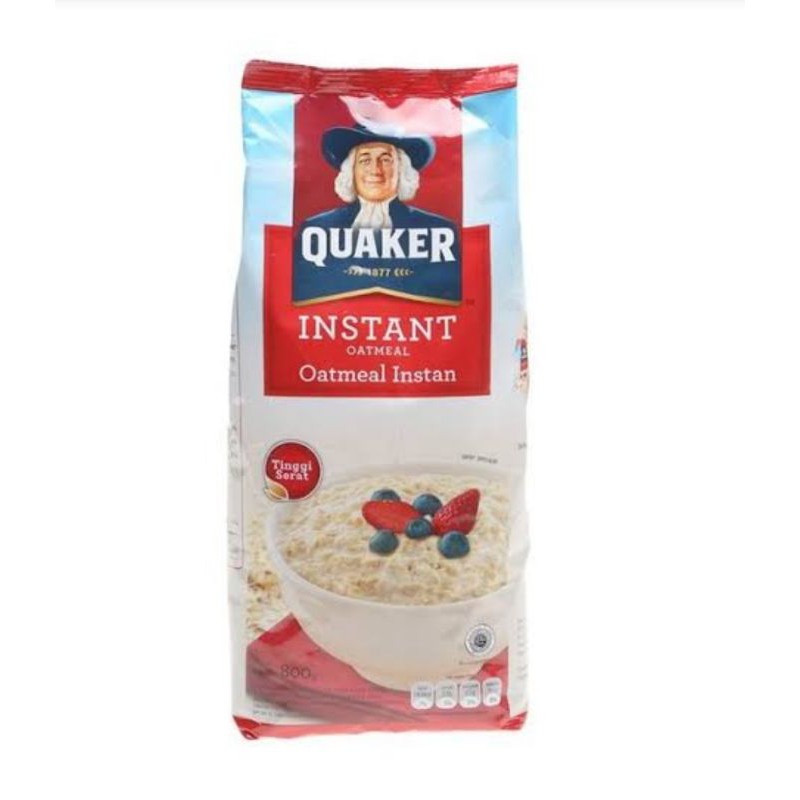 Jual Quaker oatmeal instant merah kemasan 800gr | Shopee Indonesia