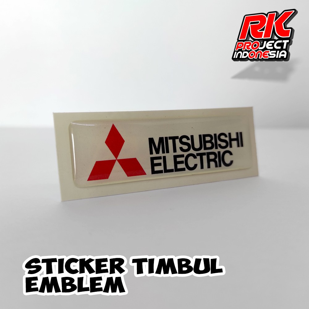 Jual MITSUBISHI ELECTRIC Sticker Timbul Emblem Resin Lentur | Shopee ...