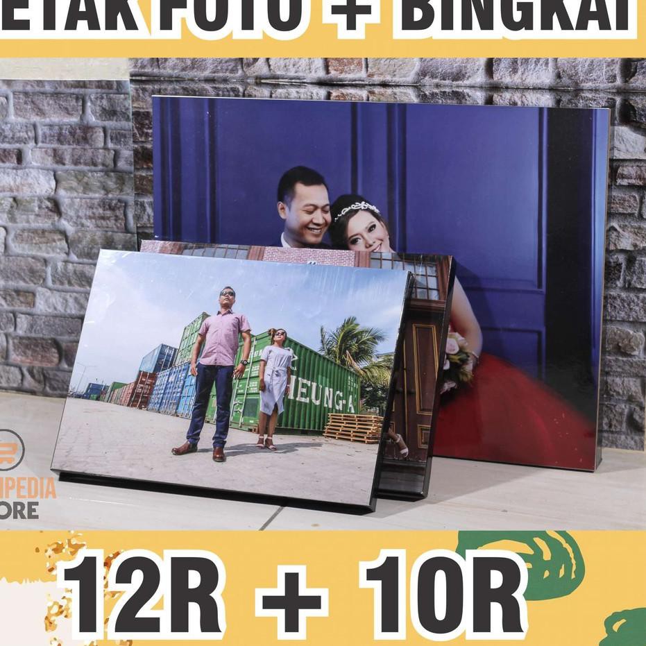 Jual PAKET KOMPLIT | CETAK FOTO + BINGKAI | 12R (1 PCS) + 10R (2 PCS) | Shopee Indonesia