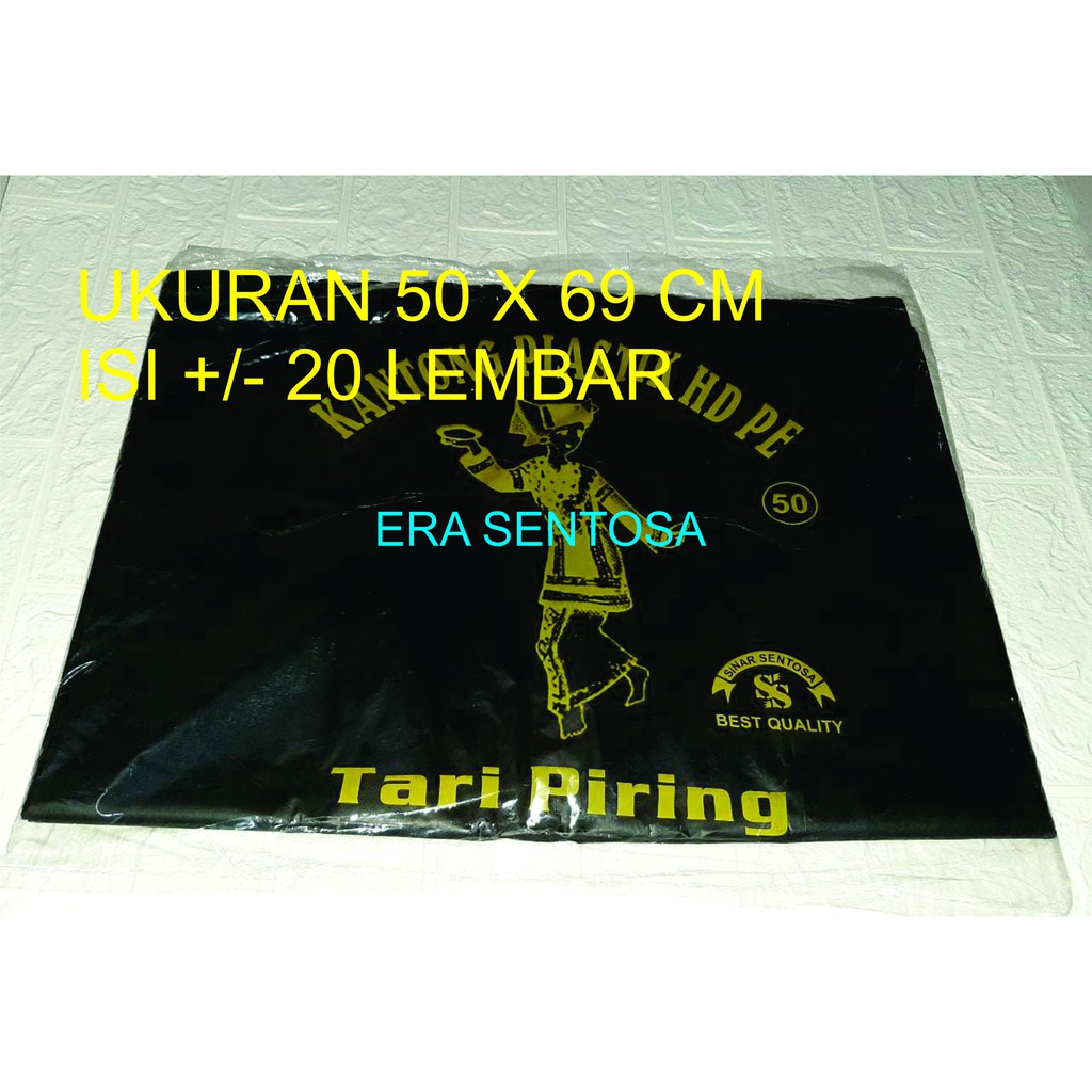 Jual hd50 raja jumbo @20lmbr/ kantong plastik kresek besar hitam kuat ...