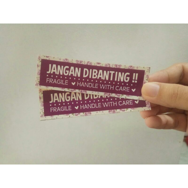 Jual STIKER JANGAN DIBANTING | Shopee Indonesia