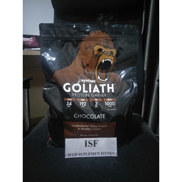 Jual Goliath Mass 12 lbs Goliath Gainer 12 lbs Syntrax Goliath Protein ...