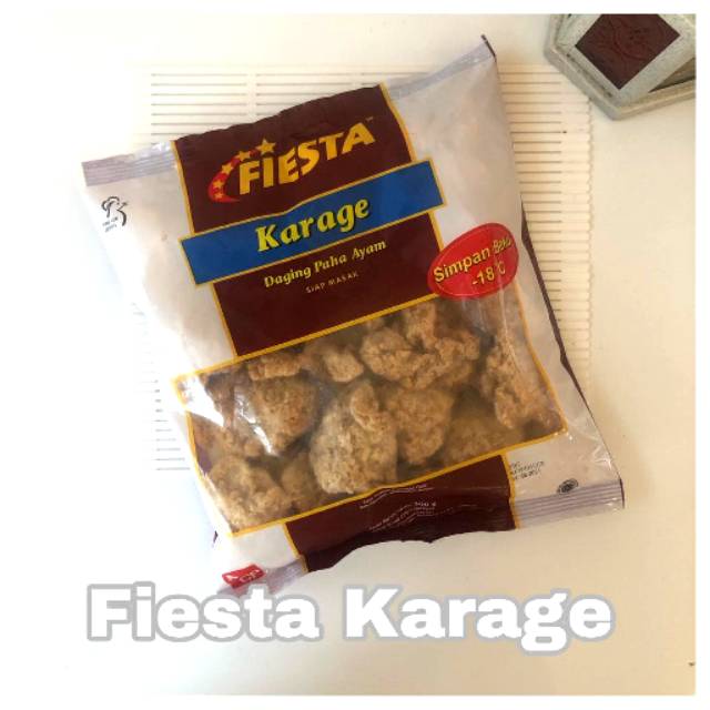 Jual FIESTA CHICKEN KARAGE NEW KEMASAN / AYAM KARAGE 400GR & 200 gr ...