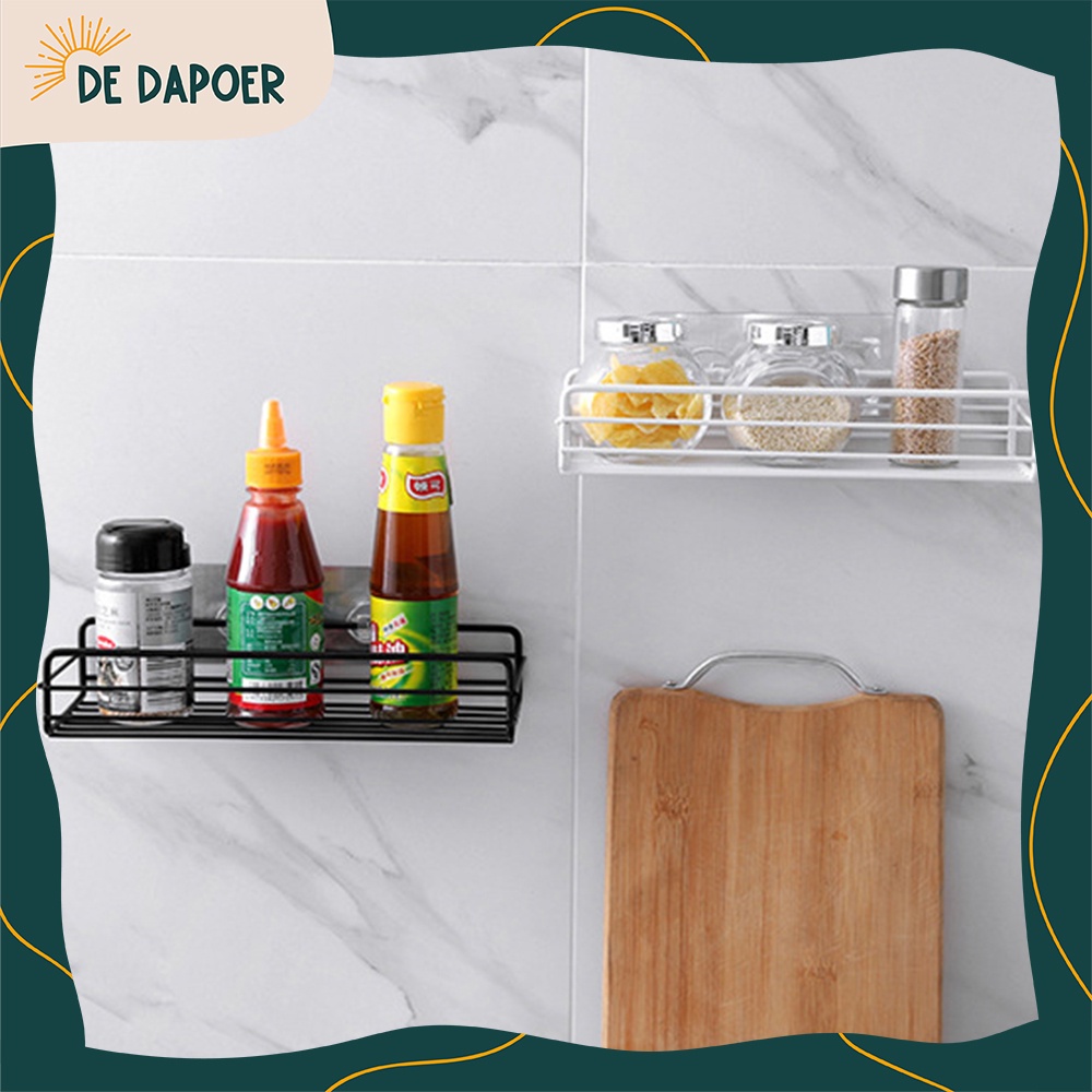 Jual Rak Bumbu Dapur Gantung Tempat Penyimpan Serbaguna Tempel Hiasan ...