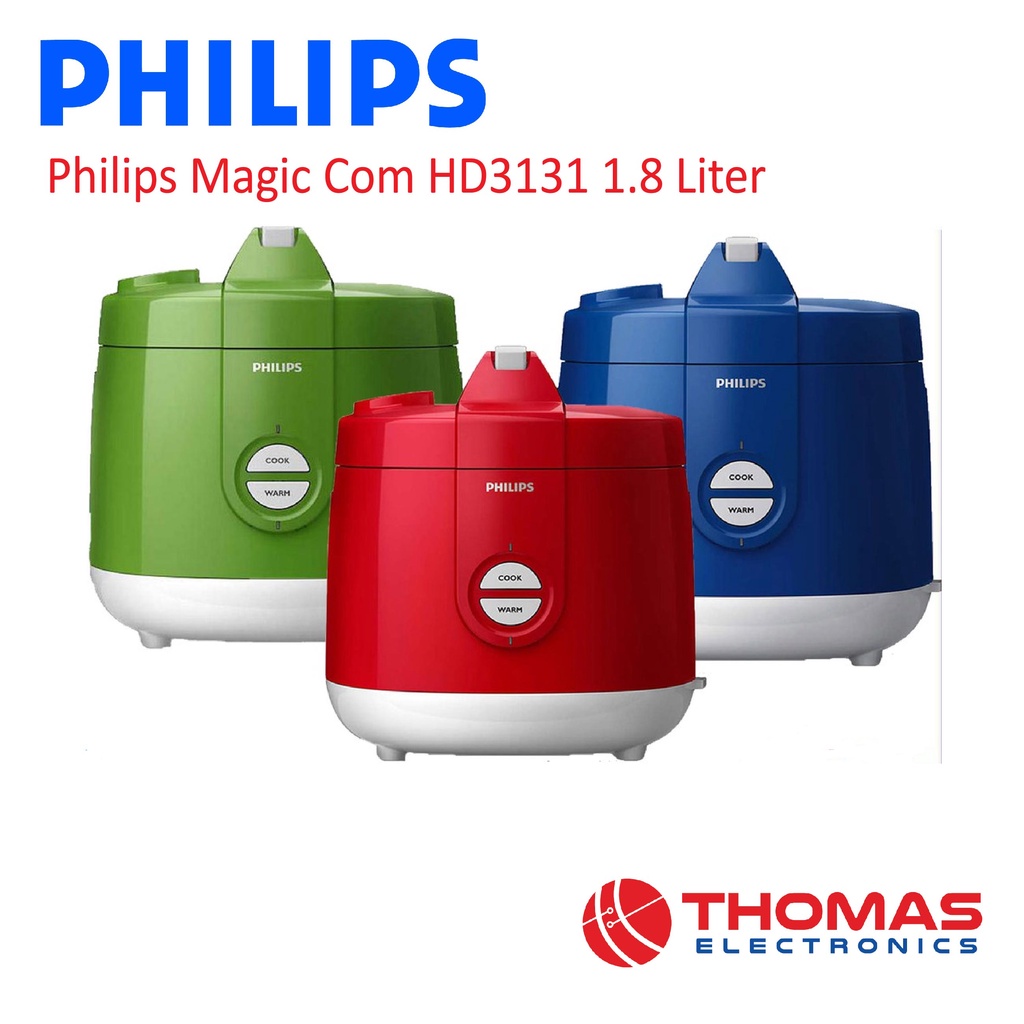 Jual Philips Magic Com HD 3131 HD3131 1.8 Liter GARANSI RESMI | Shopee ...
