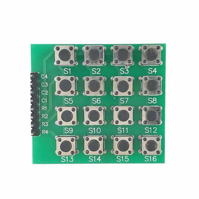 Jual Modul Keypad 4x4 Matrix 16 Tombol Mcu Push Button 8 Pin | Shopee Indonesia