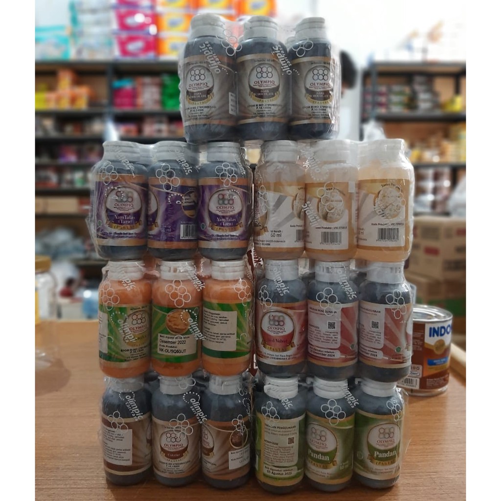 Jual Pasta Olympic 60 ML (Banyak Rasa) / Pasta Makanan / Pasta Minuman ...