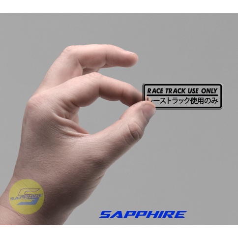 Jual Stiker STICKER Transparan Race Track Use Only | Shopee Indonesia
