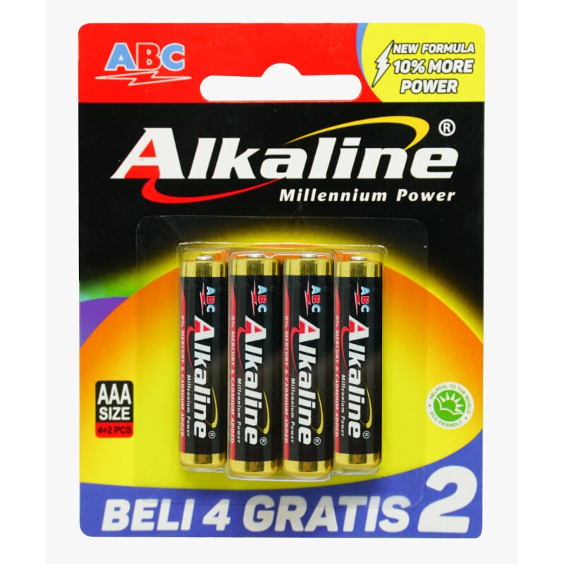 Jual ANEKA BATERAI ALAKALINE ABC BATTERY ALKALINE LR-20-2B ABC BATTERY ...