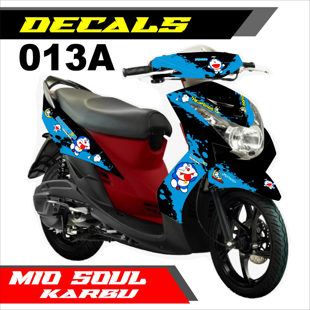 Jual Decal Sticker - Dekal Stiker Fullbody MIO SOUL KARBU 2009 Desain ...