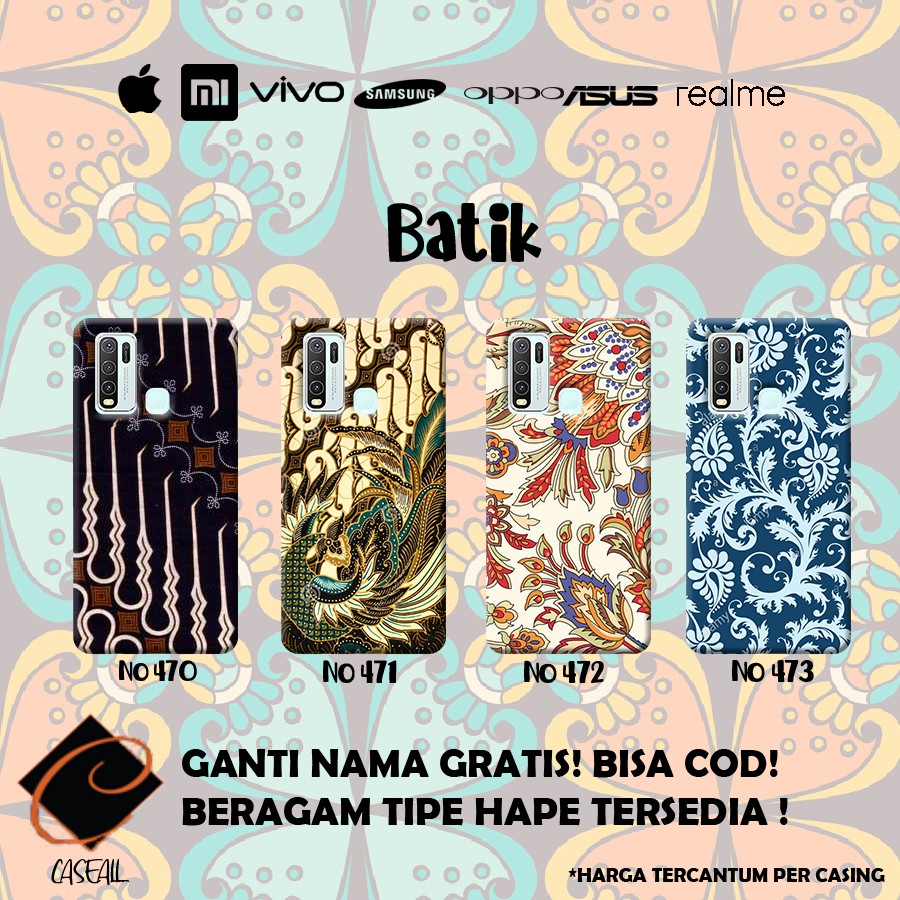 Jual Case Casing Batik Motif ( BISA COD ) [ Semua Tipe HP ] Vivo y30 ...