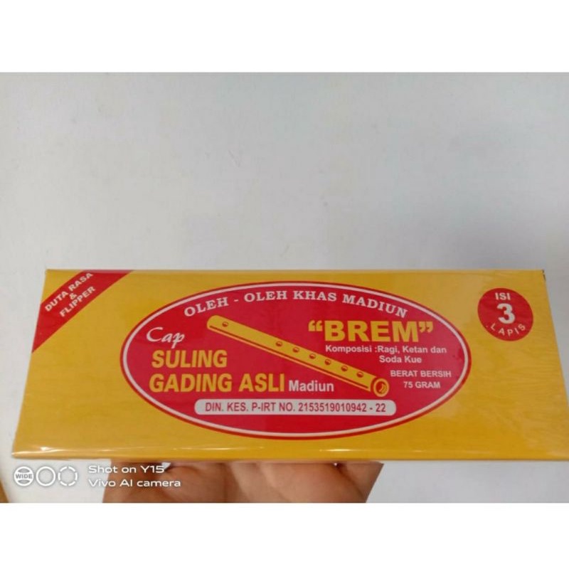 Jual Brem Madiun Suling Gading Original Asli Khas Madiun 3 Batang ...