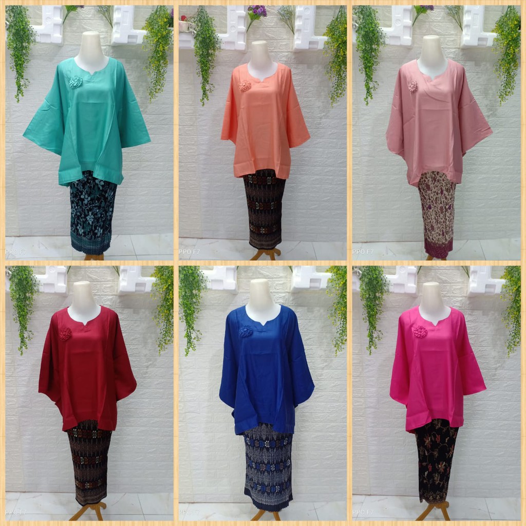 Jual SELLYshop KEBAYA BATWING KALONG BAHAN TEBAL BALOTELI ATASAN SAJA ...