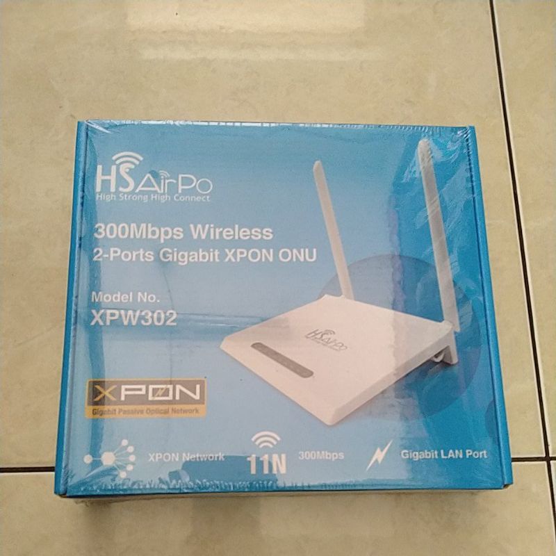 Jual SALE !!! HS AIRPO XPON ONU 300Mbps 2PORTS GIGABIT XPW302 | Shopee ...